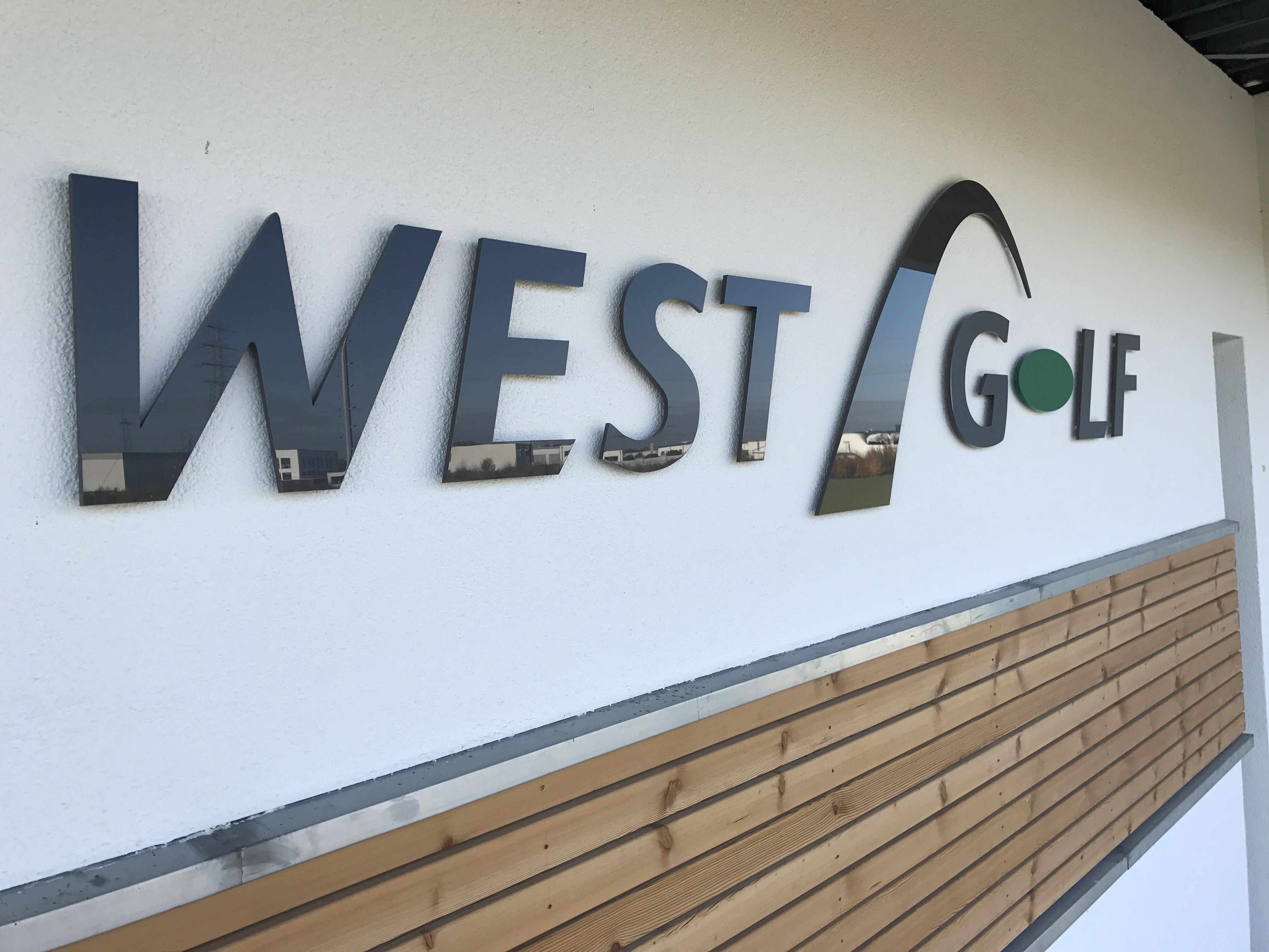 West Golf 3D Acryl Logo | Pearl of Signs